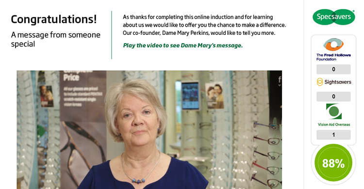 Specsavers selects Sightsavers as charity partner for new induction ...