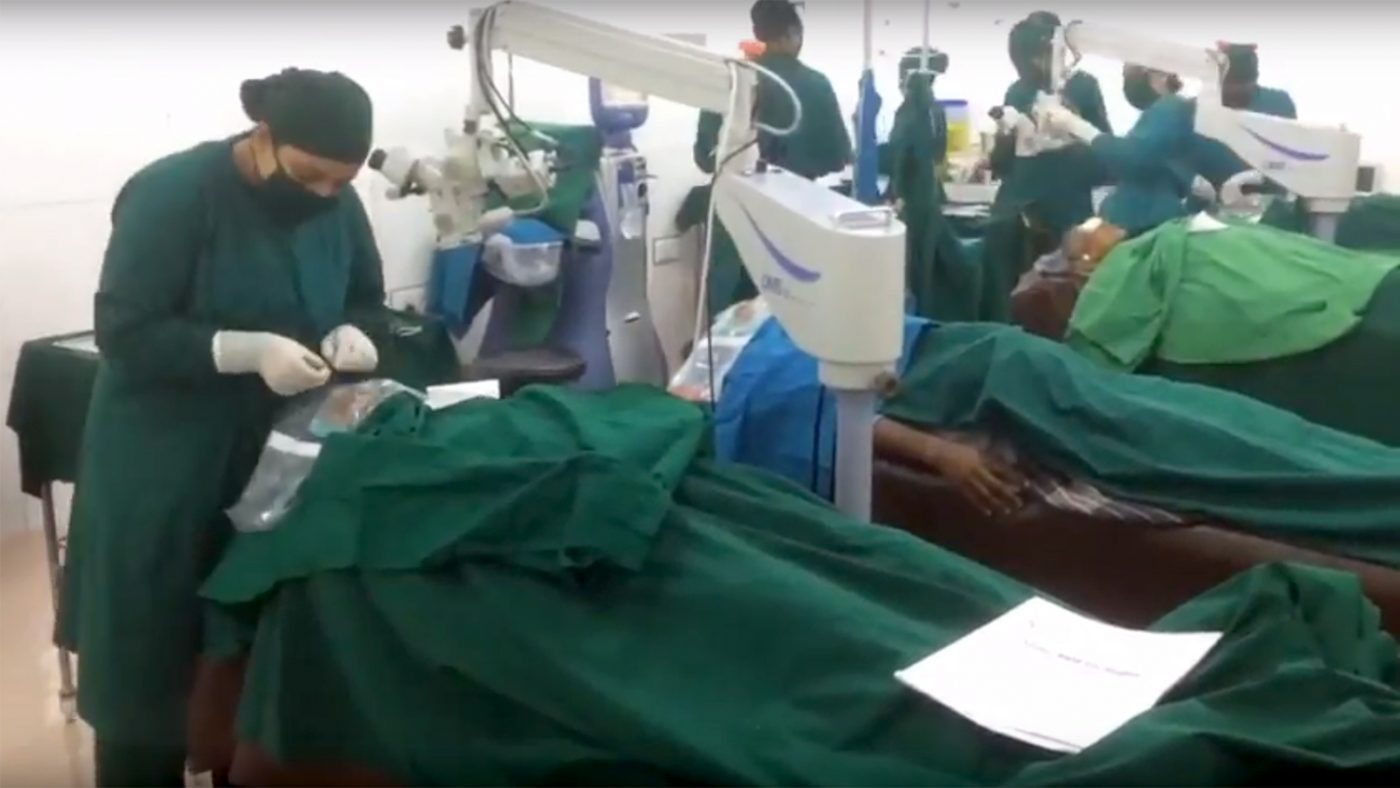 Cataract Surgery Protecting Sight Sightsavers Innovative Project