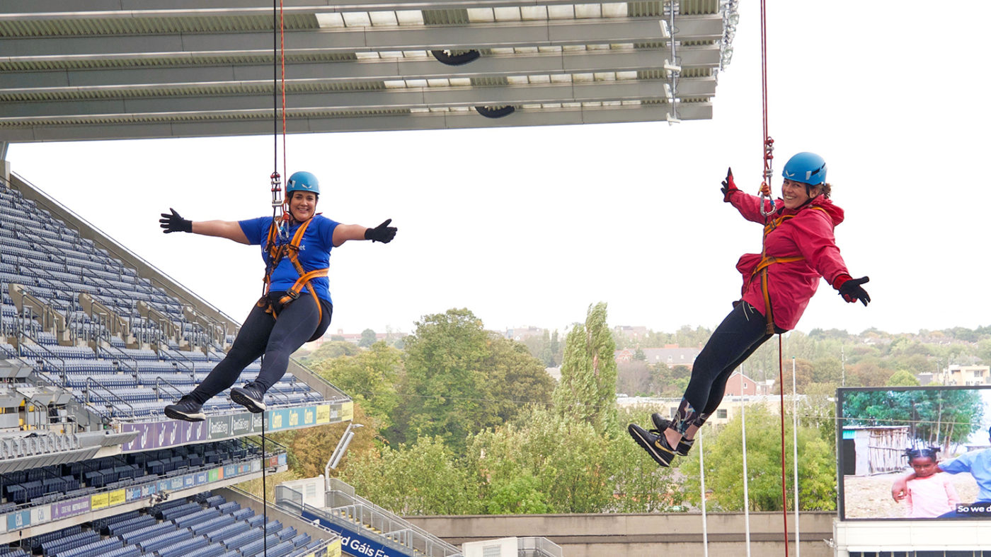 Abseil for World Sight Day | Sightsavers