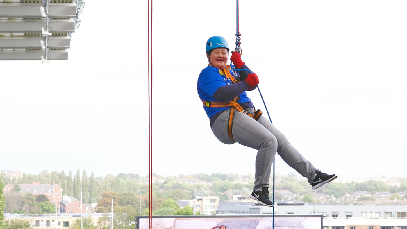 Abseil for World Sight Day | Sightsavers
